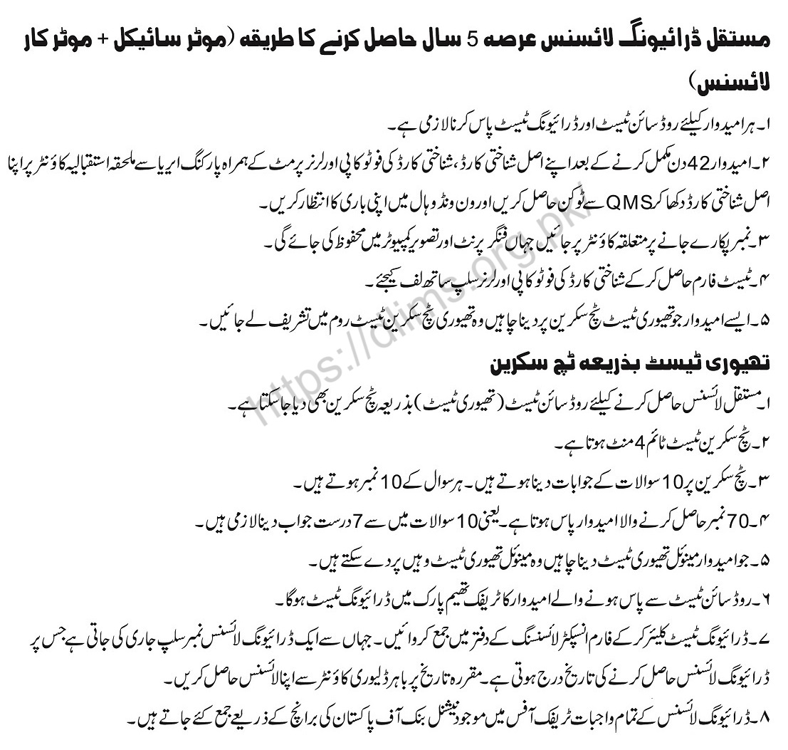 DLIMS License Verification Islamabad Traffic Police