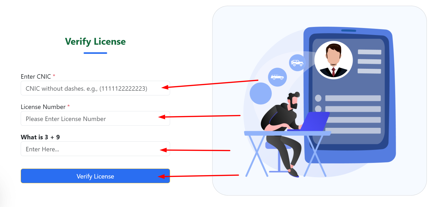 DLIMS AJK Traffic Police License Verification